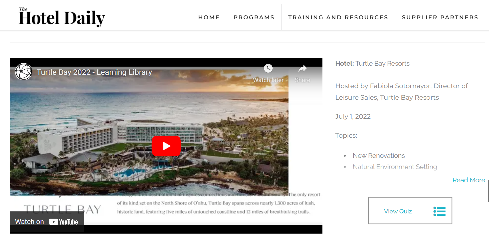 Web Content – Lisa Simons